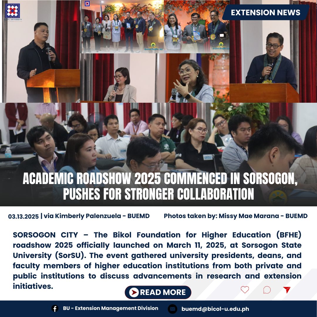 Academic roadshow 2025 commenced in Sorsogon, pushes for stronger collaboration – RDEsys