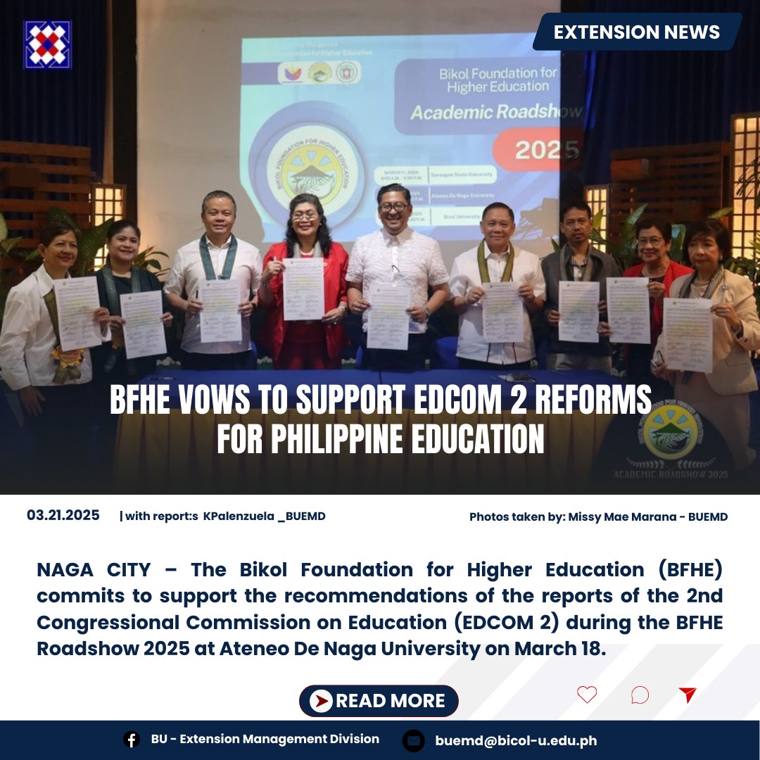 BFHE vows to support EDCOM 2 reforms for Philippine education – RDEsys